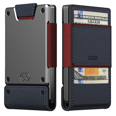 PROOF Wallet | The Legacy | Burnished Oak Full Grain Leather & Satin ...